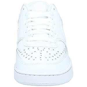 Nike Men's Court Vision Low Sneaker, White/Whiteblack, 10 Regular US
