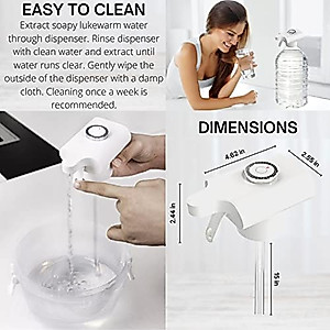 Automatic Electric Rechargeable Milk Dispenser for Fridge Gallon, Drink Dispenser for Kids / Elderly, Leakproof Beverage Dispenser for Party / Outdoor