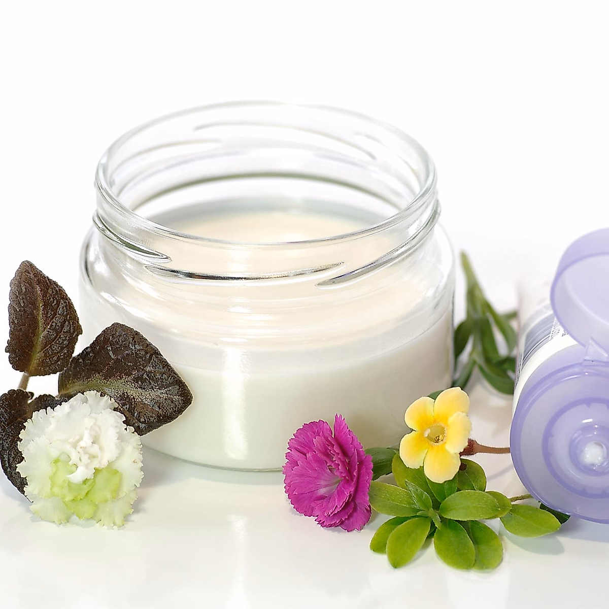 1 oz Plastic Pot Jars Round Clear Leak Plastic Cosmetic Container Jars with Black Lids 20 Pcs, for Cosmetic, Lotion, Cream, Eye shadow.