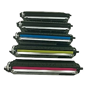 Brother TN-310 Toner Cartridge 5-pack (2Black, 1Cyan, 1Magenta, 1Yellow) Premium non-OEM High Yield for HL-4150CDN, HL-4170CDW, HL-4570CDWT, MFC-9460CDN, MFC-9560CDW, MFC-9970CDW Printers