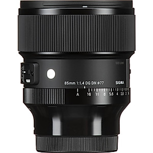 PhoenixPhoto Sigma 85mm f/1.4 DG DN Art Lens for Sony E + 3PC Multi-Coated UV Filter Kit (UV, CPL, FLD), Variable Neutral Density (ND2-ND400), 4PC Macro Close-Up & More (17pc Bundle)