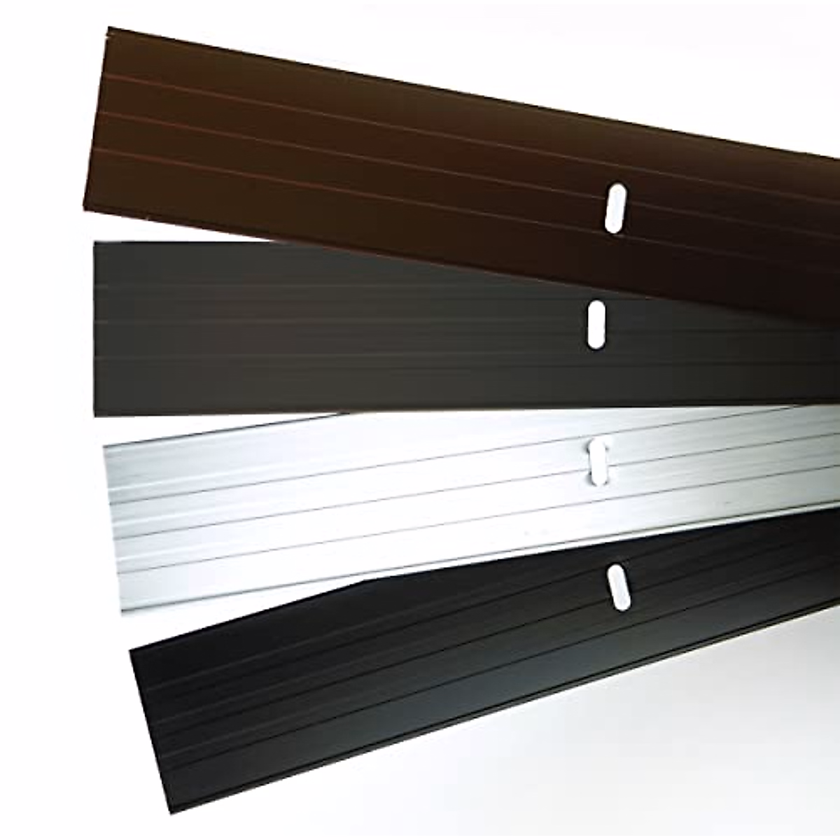 EasyFlex Aluminum Landscape Edging Project Kit, 4 Metal Garden Edging Pieces with Spikes, 24' Kit, Bronze