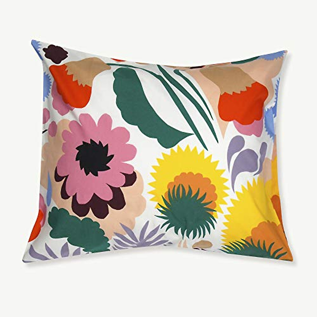 Marimekko - Queen Duvet Cover Set, Cotton Percale Bedding with Matching Shams, All Season Home Decor (Ojakellukka Multicolor, Queen)