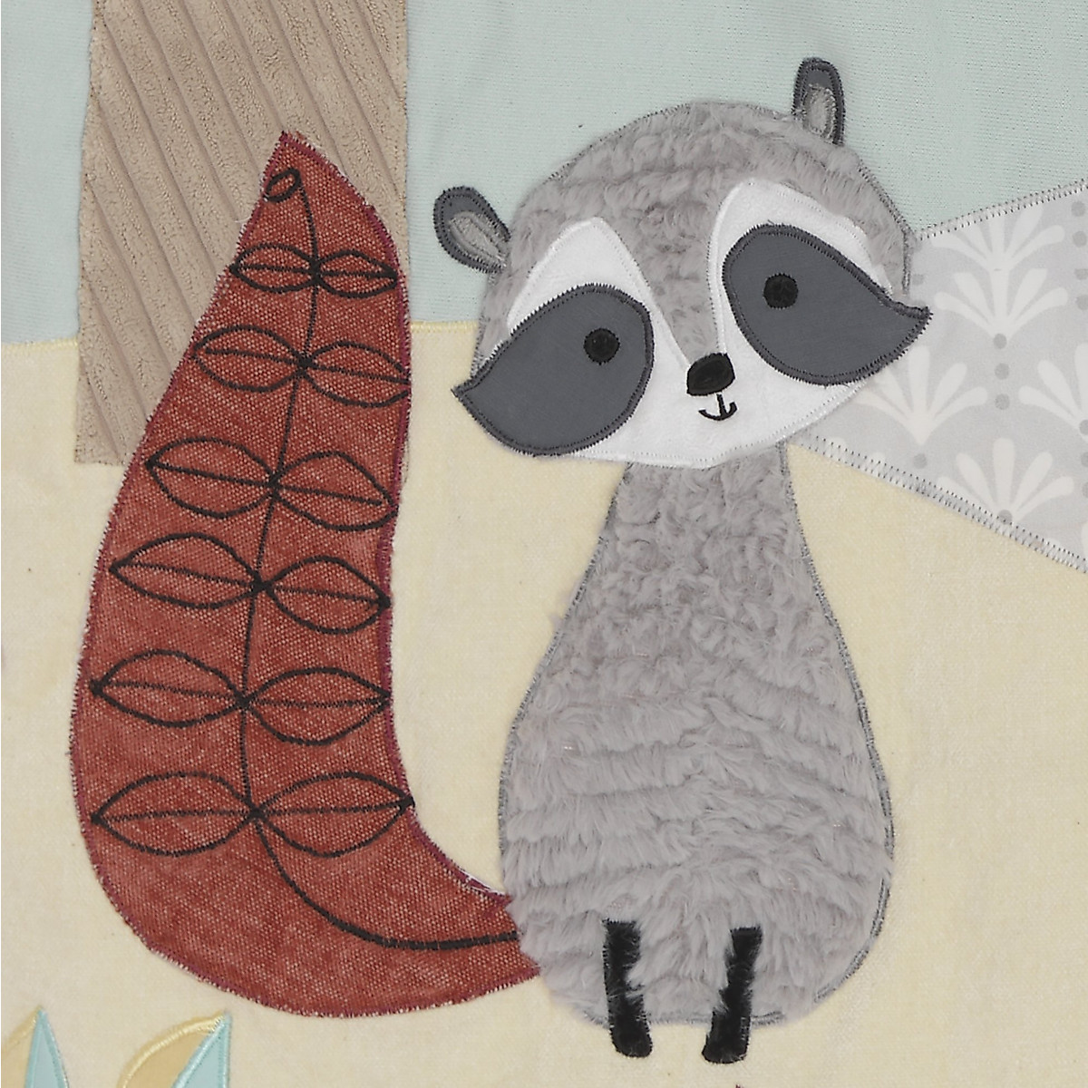 Lambs & Ivy Little Woodland Forest Animals 4 Piece Crib Bedding Set, Pink/White