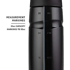 BlenderBottle Hydration Halex Squeeze Water Bottle with Straw, 32-Ounce, UltraViolet