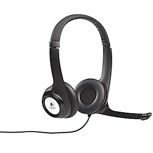 Logitech New h390 USB headset with noisecanceling microphone bulk packaging, 5.8 Ounce