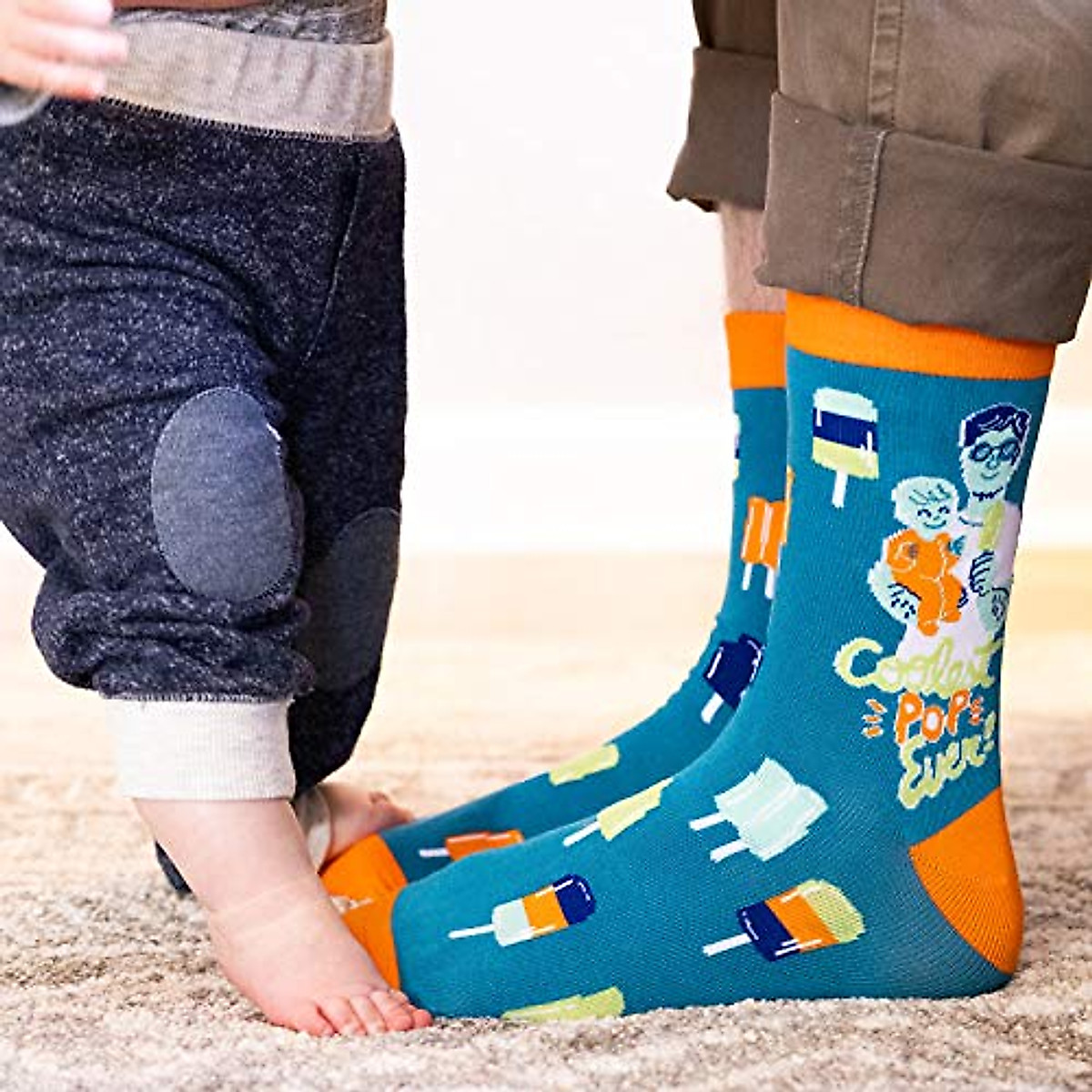 Lavley Cool Pop Socks for Dad - Funny Novelty Gift for Dads and Grandpas for Father's Day and Christmas Stocking Stuffers