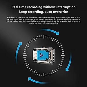 3-inch Driving Recorder 5 Million Pixe-ls Hd Night Vision Reversing Image Front and Rear Dual Lens Free Installation Driving Recorder 1pcs