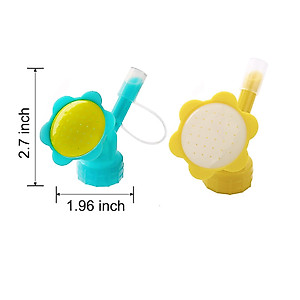 4 Pack Bottle Cap Sprinkler Bottle Watering Spout Plant Dual Head Bottle Bonsai Watering Can for Indoor Seedlings Plant Garden Tool