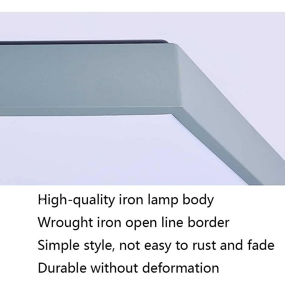 OJRGG LED Ceiling Lamp Metal Hexagon Flush Mount Ceiling Light Three-Color Dimming Ceiling Light Fixture for Living Room Bedroom Dining Room Kitchen Hallway Entry Foyer Pendant Lamp(40cm)