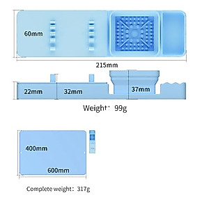 Versatile Silicone Art Mat: Your Essential Creative Companion, 23.6" x 15.8", Silicone Craft Mat, Nonstick Mat, Reusable Drawing, Art, and Paint Mat (Pink)