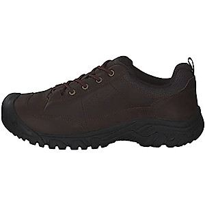 KEEN Men's Targhee 3 Oxford Casual Hiking Shoes, Dark Earth/Mulch, 11.5 Wide