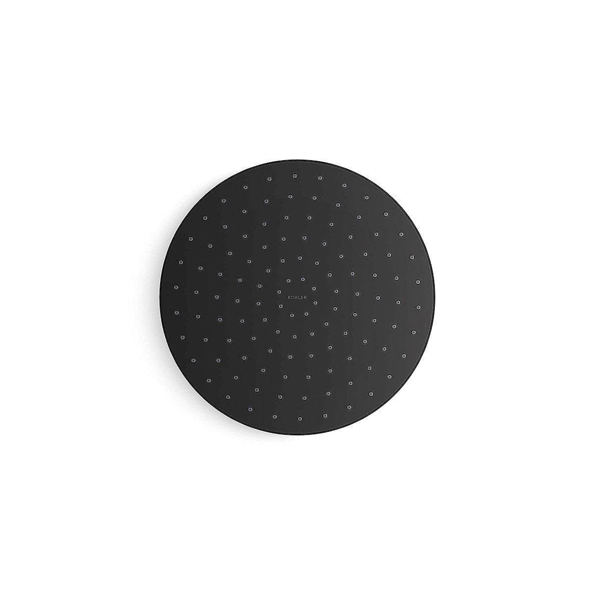 KOHLER 76465-G-BL Awaken 10 Inch Single-Function Rain Shower Head, 10" Fixed Round Rainfall Showerhead, 1.75 GPM, Matte Black