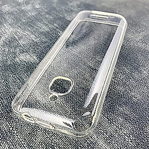 Ytaland for Nokia 6300 4G case, Crystal Clear Soft Silicone Shockproof TPU Transparent Bumper Protective Phone Case Cover for Nokia 6300