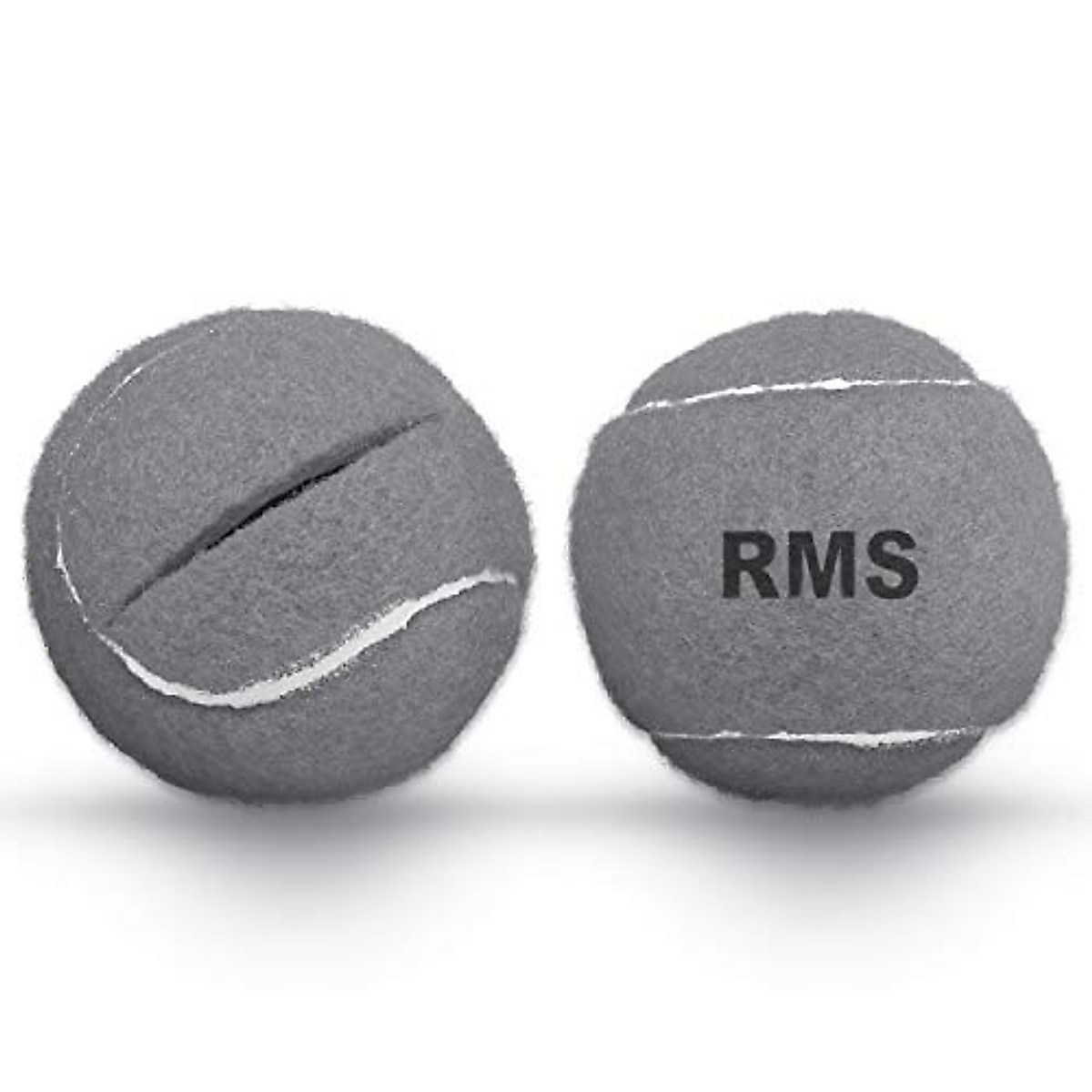 RMS Walker Glide Balls - A Set of 2 Balls with Precut Opening for Easy Installation, Fit Most Walkers (Grey),2 Count (Pack of 1)