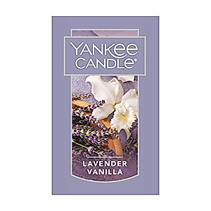 Yankee Candle Lavender Vanilla Scented, Classic 22oz Large Jar Single Wick Candle & Vanilla Cupcake Scented, Classic 22oz Large Jar Single Wick Candle