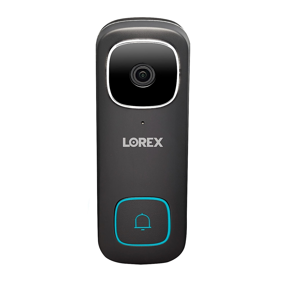 Lorex 2K Wired Video Doorbell (Black) with 64GB MicroSD Memory Card Bundle (2 Items) LORB451AJDBE_K1