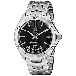 TAG Heuer Men's WAT2010.BA0951 Link Black Dial Watch