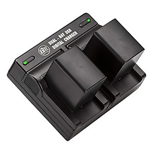 BM 2 BP-820 Batteries and Dual Battery Charger for Canon VIXIA HF G50, HF G60, HF G70, XA40, XA45, XA50, XA55, HFG30, HFG40, HFM301, HFM41, HFM400, XA10, XA11, XA15, XA20, XA25, XA60, XA65, XA70, XA75