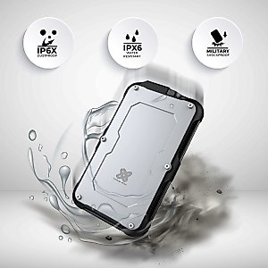 Titanium Micro 2TB External SSD, Titanium One Portable SSD - Up to 500MB/s, USB 3.2 Gen 2 USB-C USBA, Rugged IP66 Water Resistance, Drop Proof, External Solid State Drive Storage for PC Mac Smartphone