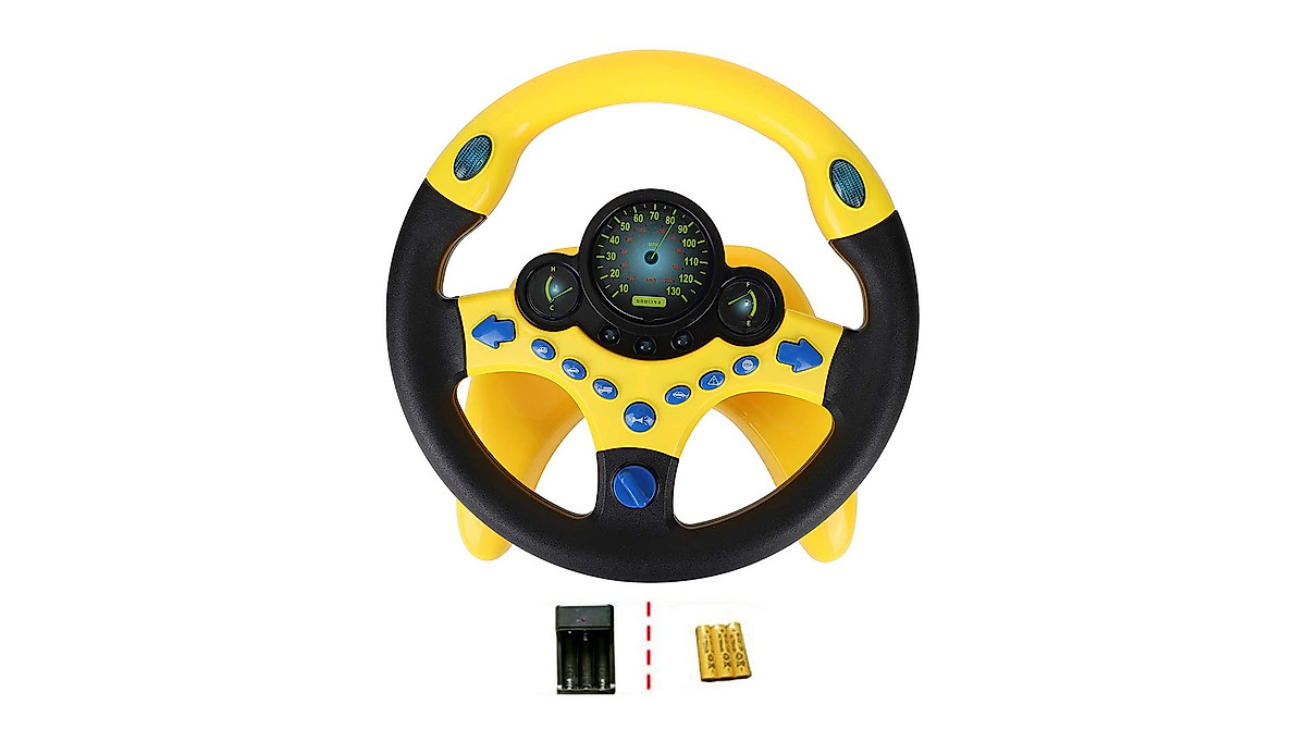Kids Simulated Driving Controller - Fun Educational Steering Wheel