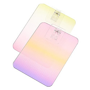 Misti Stamping Tool 6 Pcs Plate Clamp Clear Colored Clipboards Scrapbooking Die-Cut Machines Exam Paper Clips File Clipboards Document Holder Acrylic Plastic Student Notebook