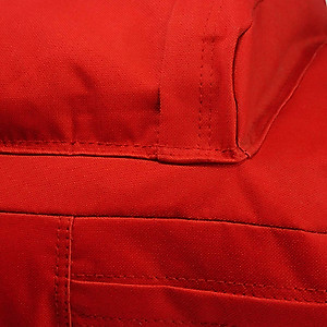 K-Cliffs Basic Emergency Survival Backpack Classic Simple School Book Bag Student Daily Daypack 18 Inch Red 18"x13"x16"