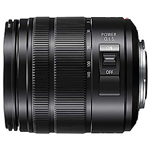 Panasonic Lumix G Vario 14-140mm Telephoto Zoom Lens with F3.5-5.6 II ASPH, Mirrorless Micro Four Thirds Mount and Power O.I.S. - H-FSA14140 (Upgraded USA Black)