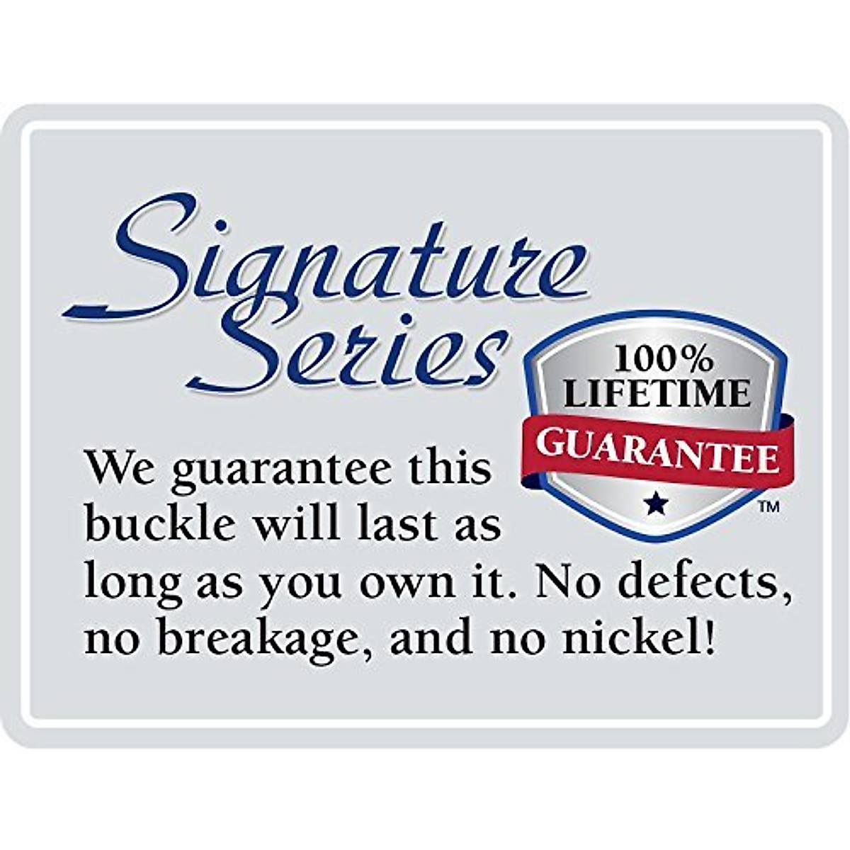 Casual Titanium Belt Buckle 1½ Inch Nickel Free Belt Buckle with Brushed Satin Finish