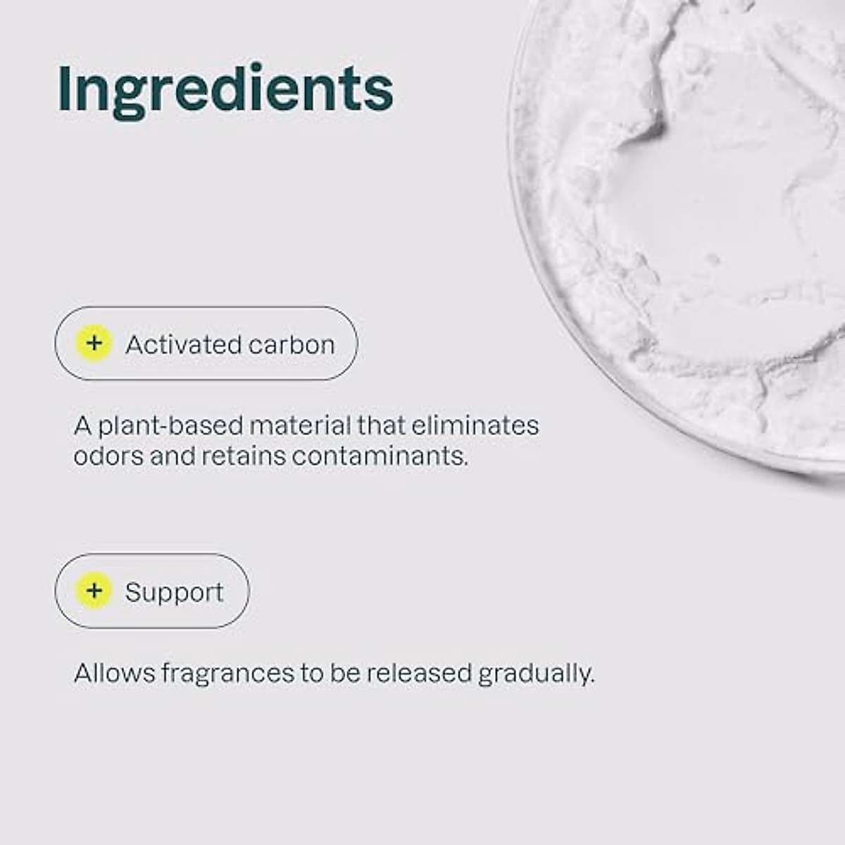 ATTITUDE Air Purifier, Activated Carbon Freshener, Odor Remover, Plant and Mineral-Based, Vegan, Lavender and Eucalyptus, 8 Ounces