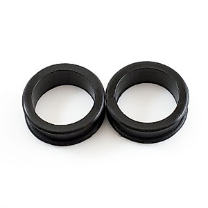 Satix Ear Piercing Tunnel Soft Silicone Double Flared Ear Plugs 32mm Flexible Ear Stretching Gauge Expander 1 1/4 inch