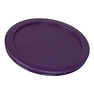 Pyrex Bundle - 6 Items: (2) 7402-PC Blue Lids, (2) 7201-PC Purple Lids, (2) 7200-PC Lawn Green Lids