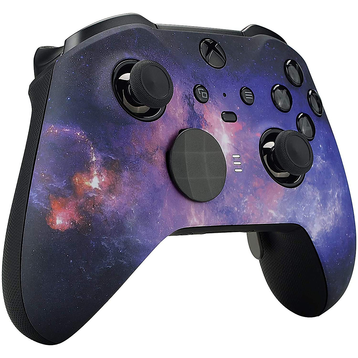 7 Watts Elite Series 2 Controller Modded - Custom Pro Rapid Fire Mod - for Xbox One Series X S Wireless & Wired PC Gaming - Blue Flames