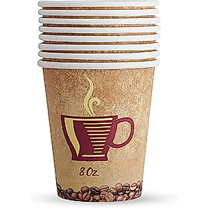 MaxxCore 12 Oz Coffee Cups Disposable Coffee Hot Cups 12 oz (100 Pack) - To Go Paper Coffee Cups Drinking Cups For Hot and Cold Beverages in Restaurants, Coffee, Tea, Hot Chocolate, Water Cups