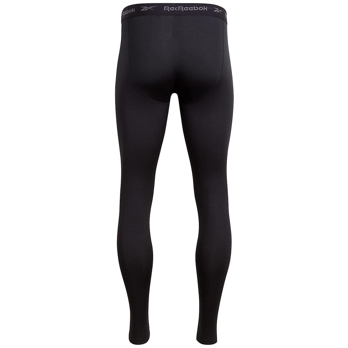 Reebok Mens Compression Pants – Athletic Base Layer Mens Leggings Thermal Pants - Performance Compression Tights for Men S-XL, Size Small, Black