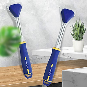 MANUFORE Paint Scraper with 2.5 Inch Double-edged Tungsten Steel Carbide Scraper for removing paint, glue, grout
