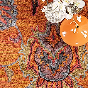 nuLOOM Hand Tufted Montesque Runner Rug, 2' 6" x 10', Orange