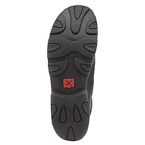 Twisted X Men's Chukka Driving Moc, Moc Toe, Soft Black, 11.5 M