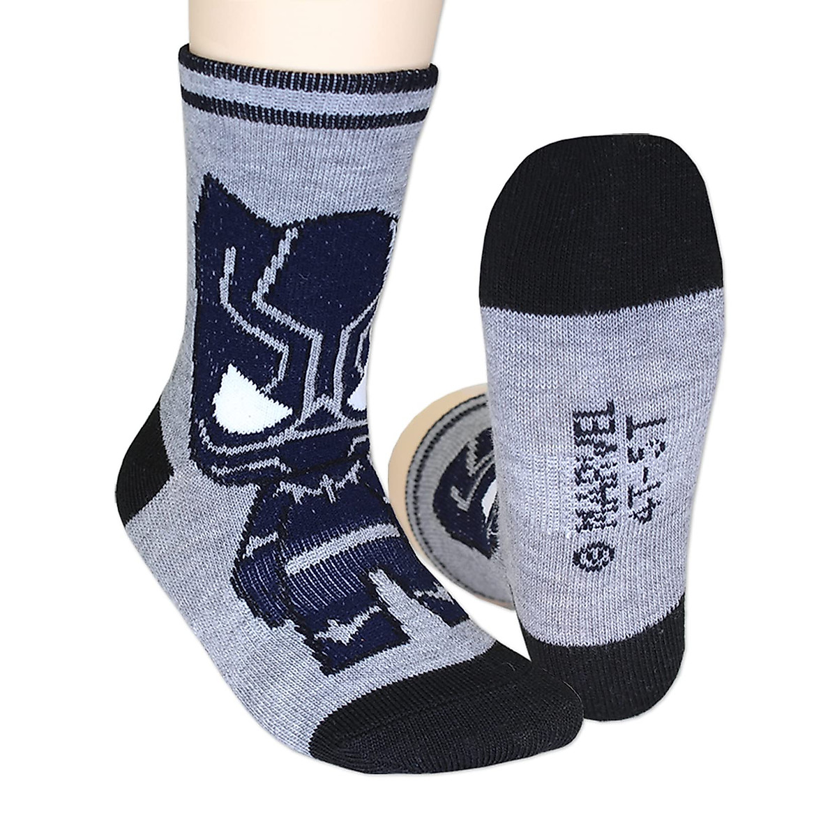 Marvel Super Heroes Avengers Kids Toddlers 6 pack Crew Socks (5-7 yrs, Red)