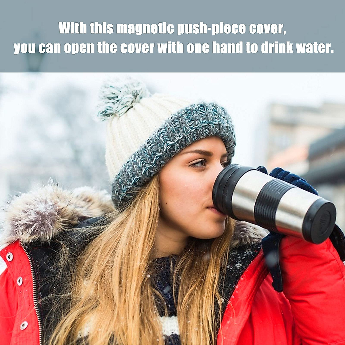 6 Pieces Magslider Replacement Kits Magslider Tumbler Lids for Yeti Rambler Ozark Trail Rtic BPA Free Shatter-Resistant Spill-Resistant Dishwasher Safe Lids Covers for Tumblers Cups