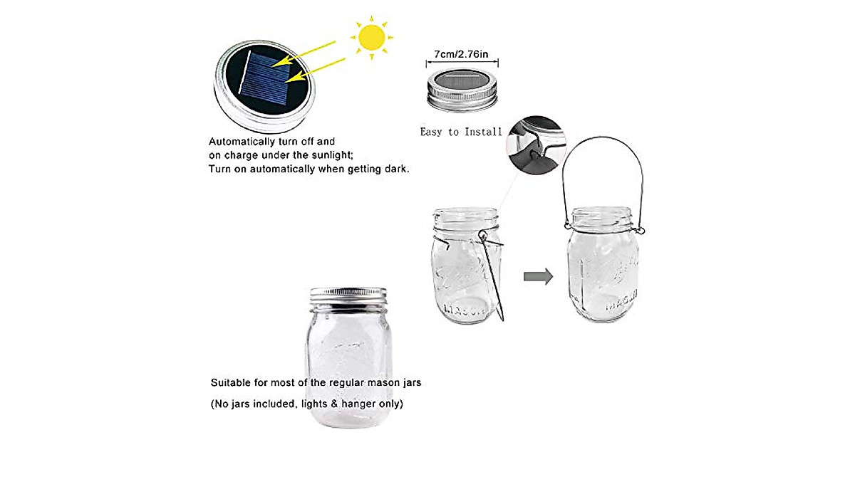 Upgrade Your Garden Decor with Solar Mason Jar Lid Lights