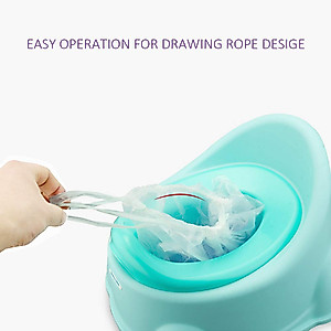 Potty Liners Disposable, Travel Potty Chair Liners with Drawstring Universal Training Toilet Seat Potty Bags Cleaning Bag for Kids Toddlers …