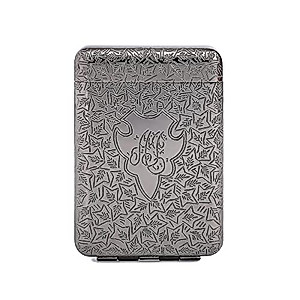 ONEONTA Metal Case Vintage Holder - Peaky Blinders Box, Holds 12, Up to 84mm, Black