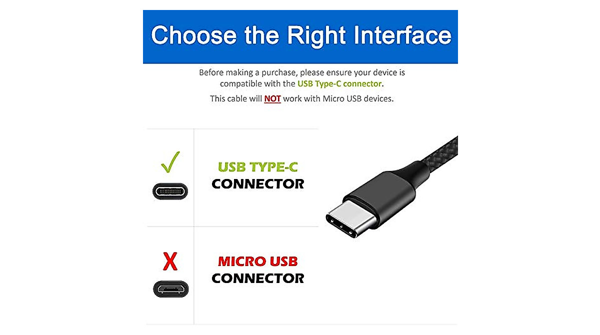 USB C Charger for Skullcandy & USB-C Devices | Fast, Durable Cable