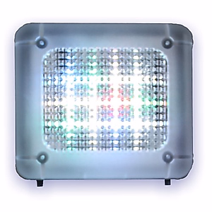 FakeTV – FTV-10 Charcoal Design Burglar Deterrent – Simulated TV Light with Frosted Lens – Energy-Efficient LED Dummy Home Security Technology – Prime Quality House & Valuables Protection Equipment