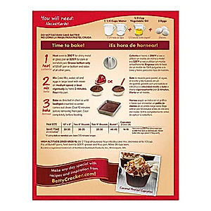 Betty Crocker Triple Chocolate Fudge Cake Mix and Chocolate Frosting Bundle (2 Items)