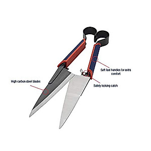 Spear & Jackson 4855TS Razorsharp Topiary Shears, Red, Blue & Silver