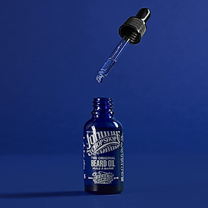 Johnny's Chop Shop Men's Facial Conditioning Beard Oil, Smooth Blend, Natural Oils, Pre/Post Shave 1.01 fl oz (Pack of 1)