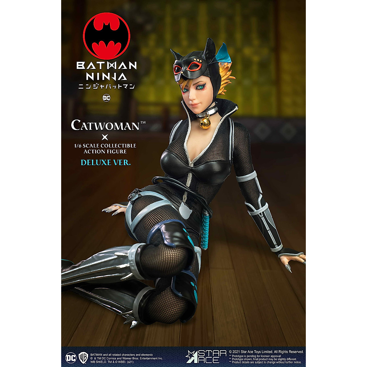 Star Ace Toys Batman Ninja: Catwoman (Deluxe Version) 1:6 Scale Collectible Action Figure, Multicolor