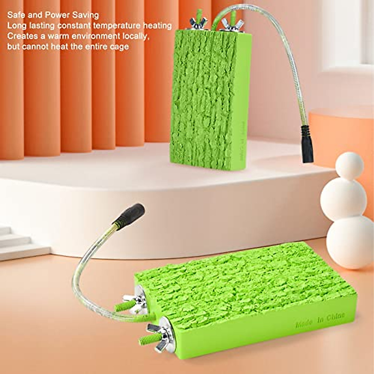 Heating Bird Perch Platform, Perch for Birds, 3543C, Thermostatic Perch, Cage Accessories for, Hamster, Chinchilla, 12V